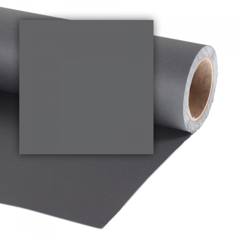 Colorama 1.35 X 11M Seamless Background Paper – Charcoal — CineStore