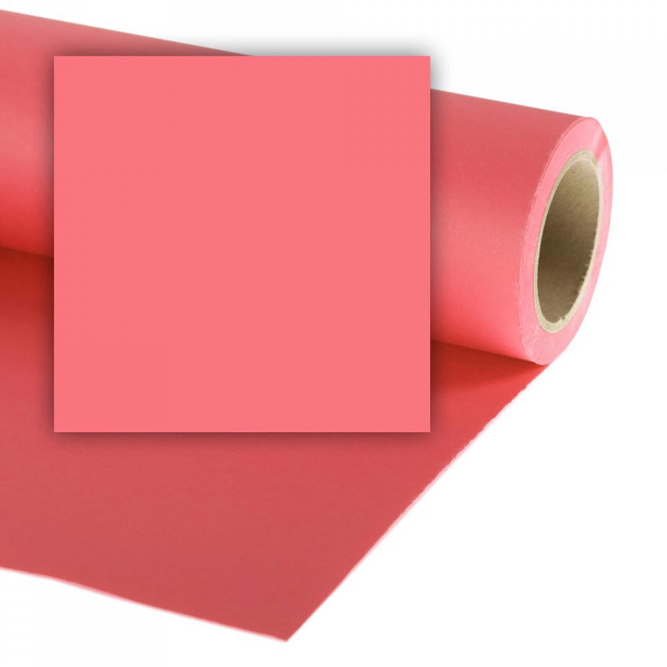 Colorama 1.35 X 11M Seamless Background Paper – Coral Pink — CineStore