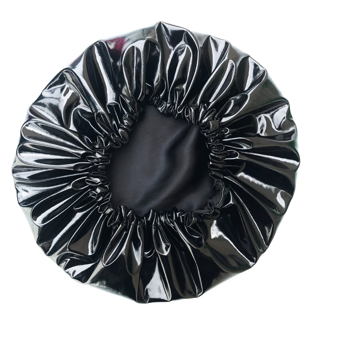Shower Cap Black reusable