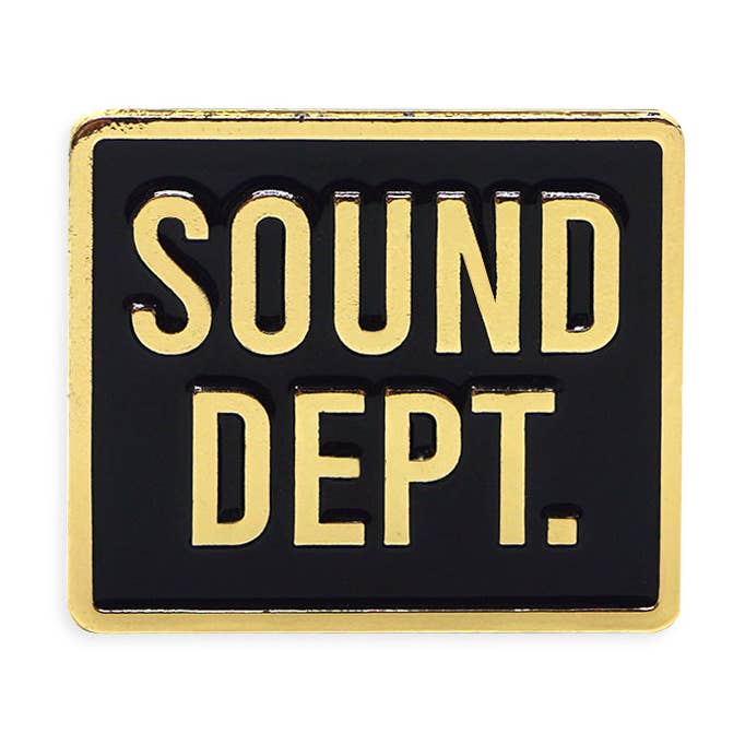 Film Pin Society - Sound Department Enamel Pin – CineStore