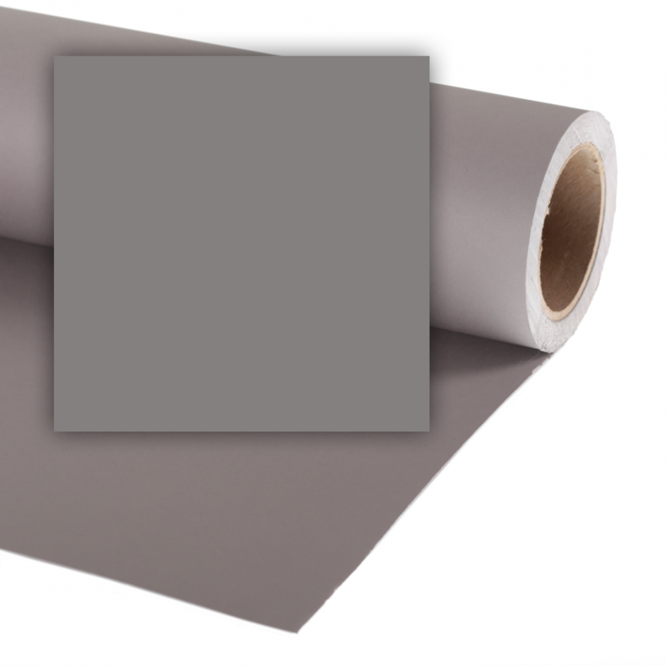 Colorama 1.35 X 11M Seamless Background Paper – Smoke Grey — CineStore
