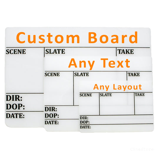 Custom Clapperboards, Clappersticks and Slates for Sale – CineStore