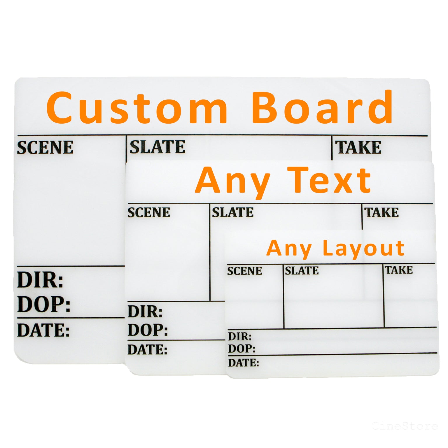 Custom Clapperboards — CineStore