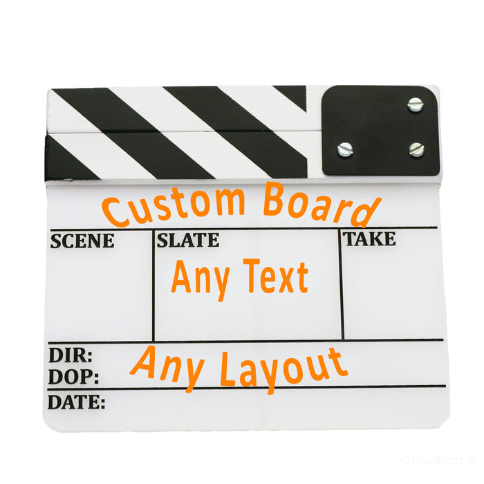 Custom Professional Engraved Clapperboard (w/Sticks) — CineStore