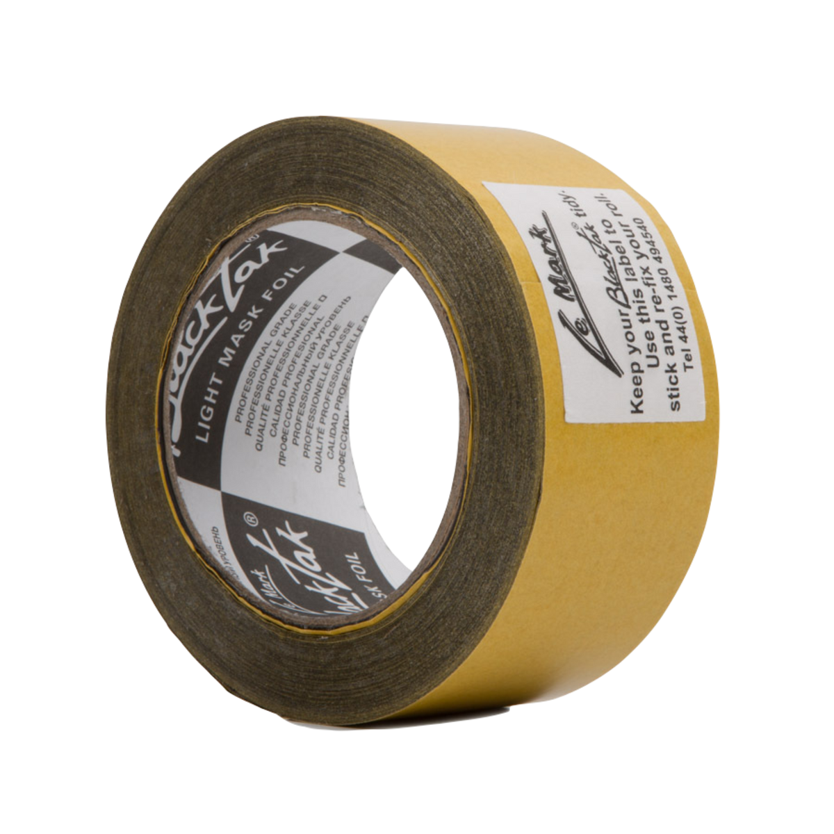 BlackTak (Black Wrap) Light Masking Foil Tape 50mm x 25M — CineStore